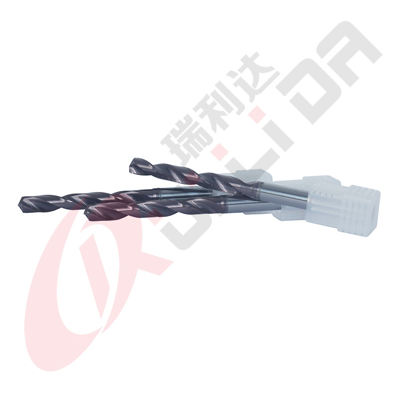 2 Flutes Solid Carbide Drill Bit With Inner Coolant Hole For Stainless ...