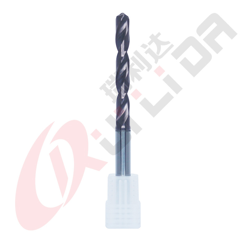 2 Flutes Solid Carbide Drill Bit With Inner Coolant Hole For Stainless ...