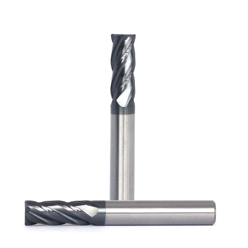 1/4" 1/2" 3/8" Radius Corner Rounding End Mill Cutters HRC50 4Fl Nano ...